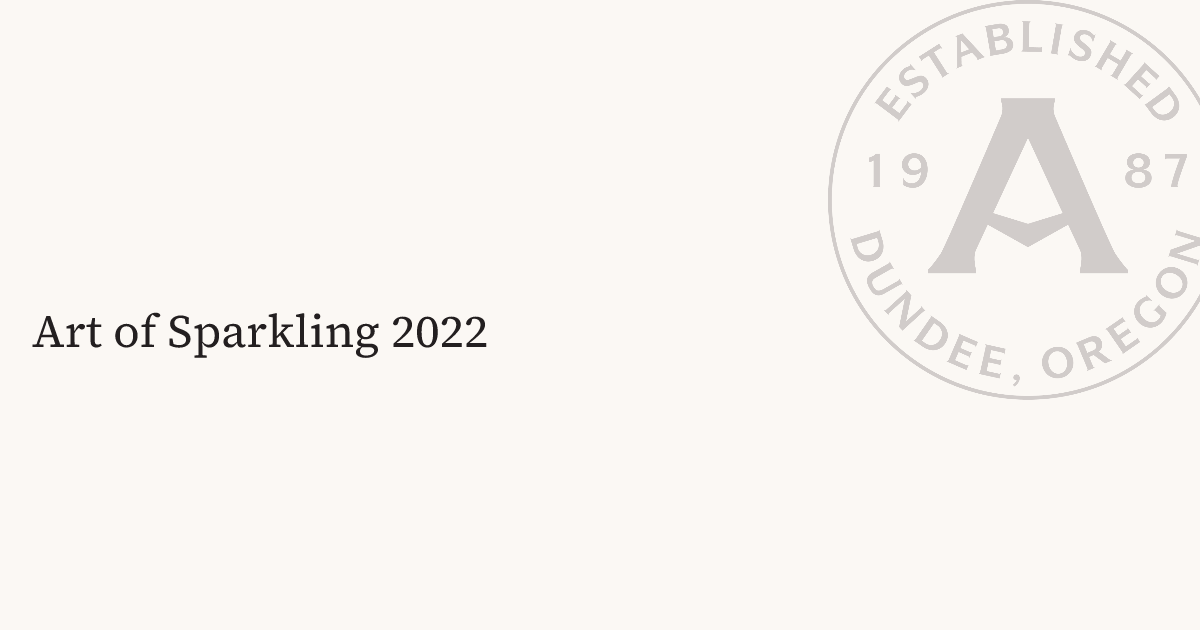 Art of Sparkling 2022 - Argyle Winery