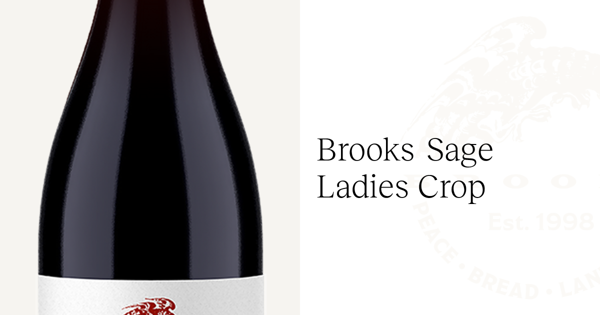 Brooks Sage Ladies Crop - Brooks Wine